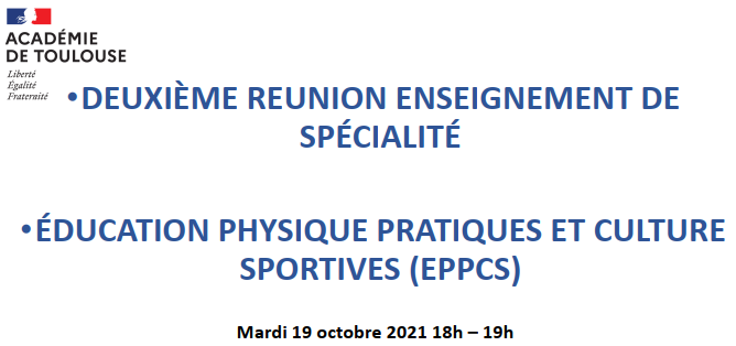 EDS EPPCS (Enseignement de spécialité « Education Physique, Pratiques et Culture Sportives ...